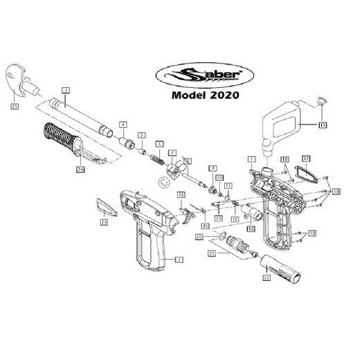 Brass Eagle Saber Parts and Diagram – TippmannParts