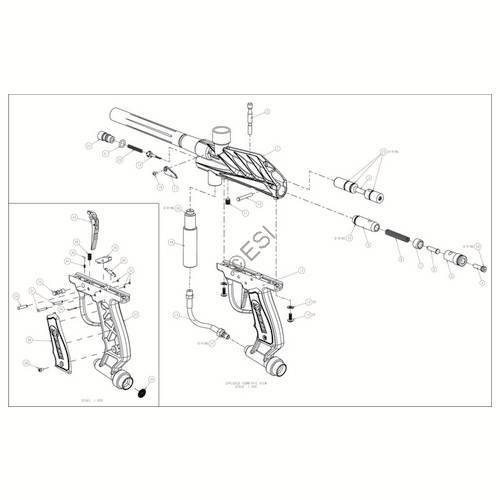 Brass Eagle Striker Parts and Diagram – TippmannParts