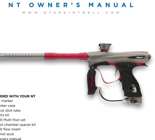 Dye NT Manual – TippmannParts