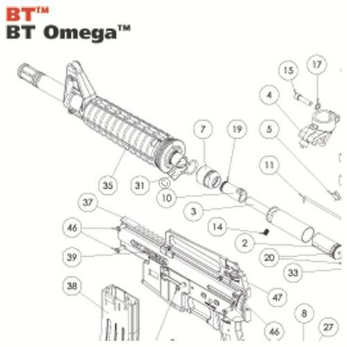 Empire BT Omega Parts and Diagram – TippmannParts