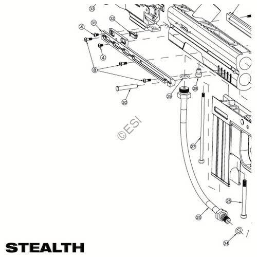 JT USA Stealth Parts and Diagram – TippmannParts