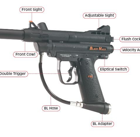 PMI Black Maxx Parts and Diagram – TippmannParts