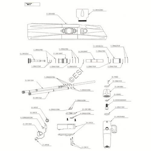Smart Parts Shocker SFT 03 Parts and Diagram – TippmannParts