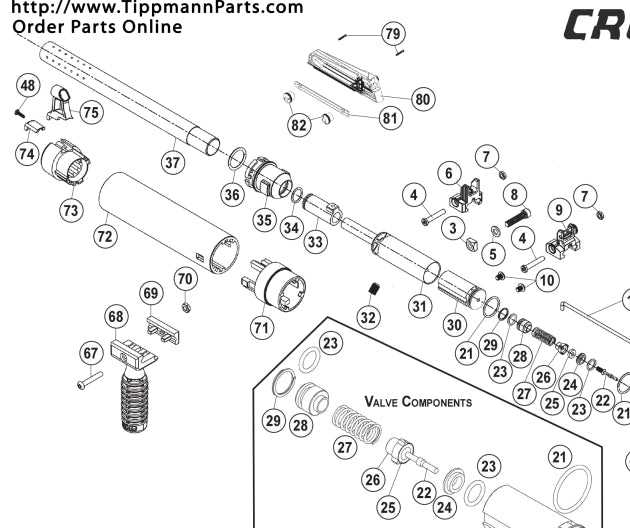 Tippmann Cronus Parts and Diagram – TippmannParts