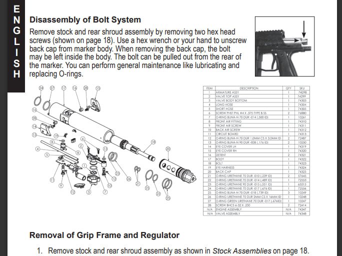 Tippmann Stryker Marker Parts and Manual – TippmannParts