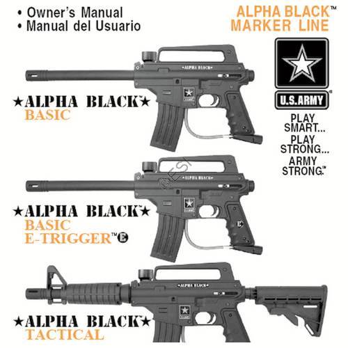 US Army Alpha Black Manual – TippmannParts
