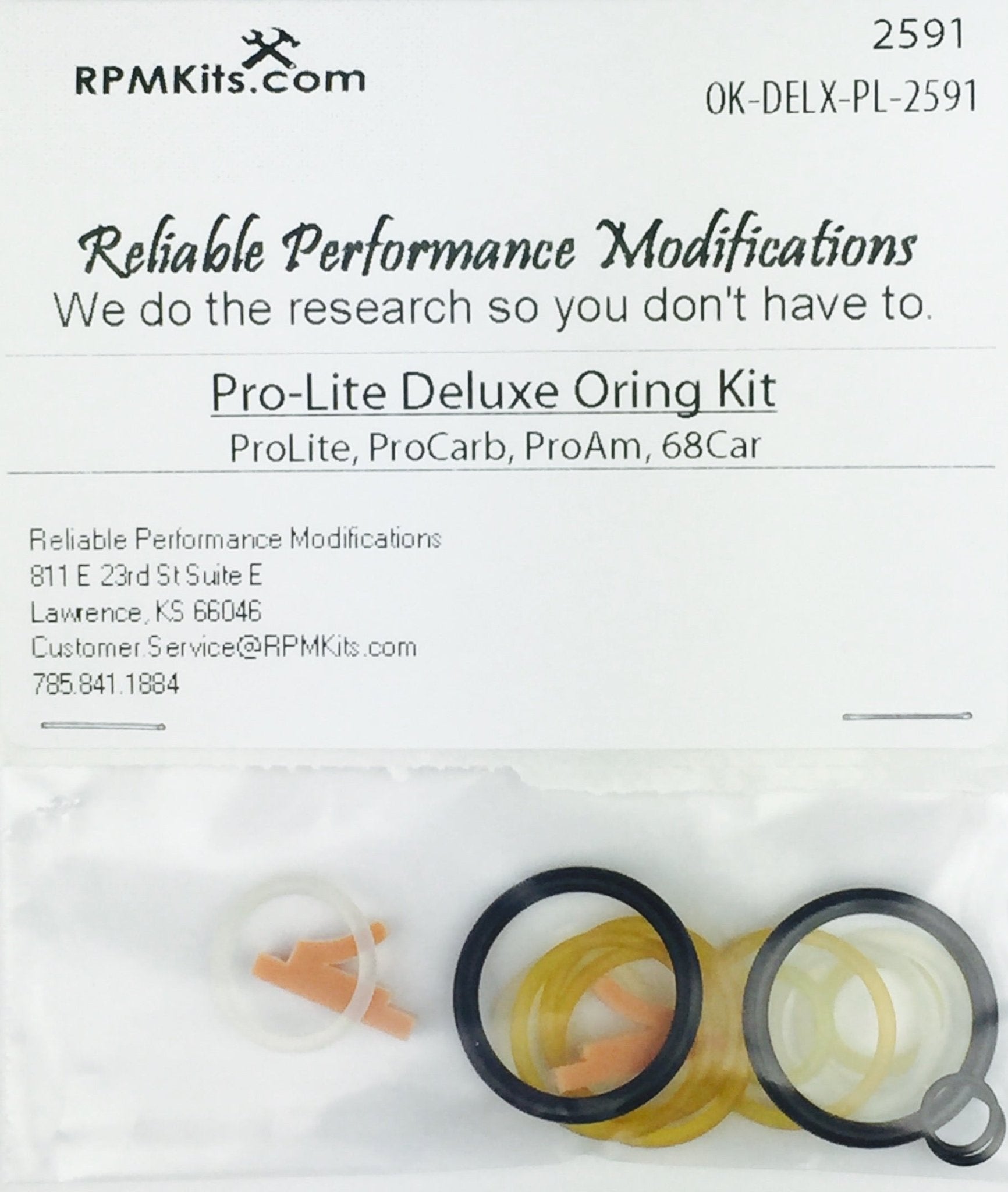 RPM Deluxe Tippmann Pro Lite Oring Service Kit - Also Fits Pro Lite, P ...
