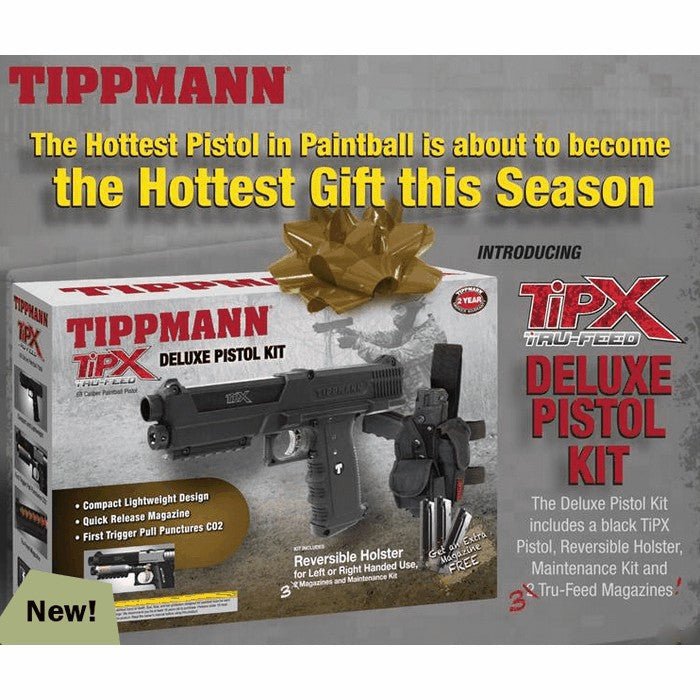 Tippmann TiPX Deluxe Gun Package with 3 Magazines – TippmannParts