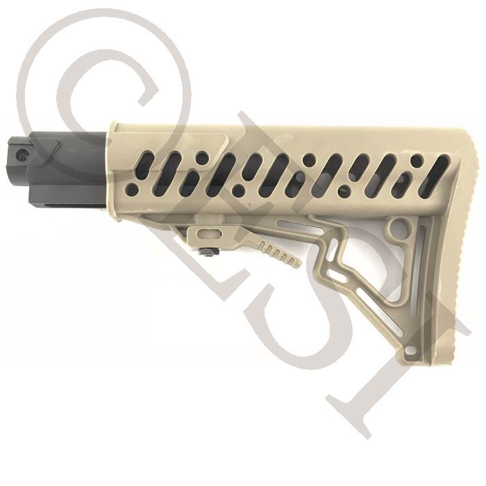TMC Collapsible Stock Assembly - Slide and Slide Tube (Tan) - Tippmann ...